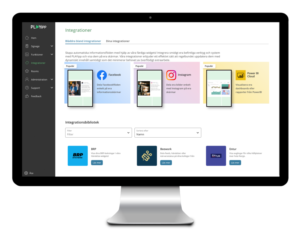 PLAYipp – din plattform for digitale skjermer
