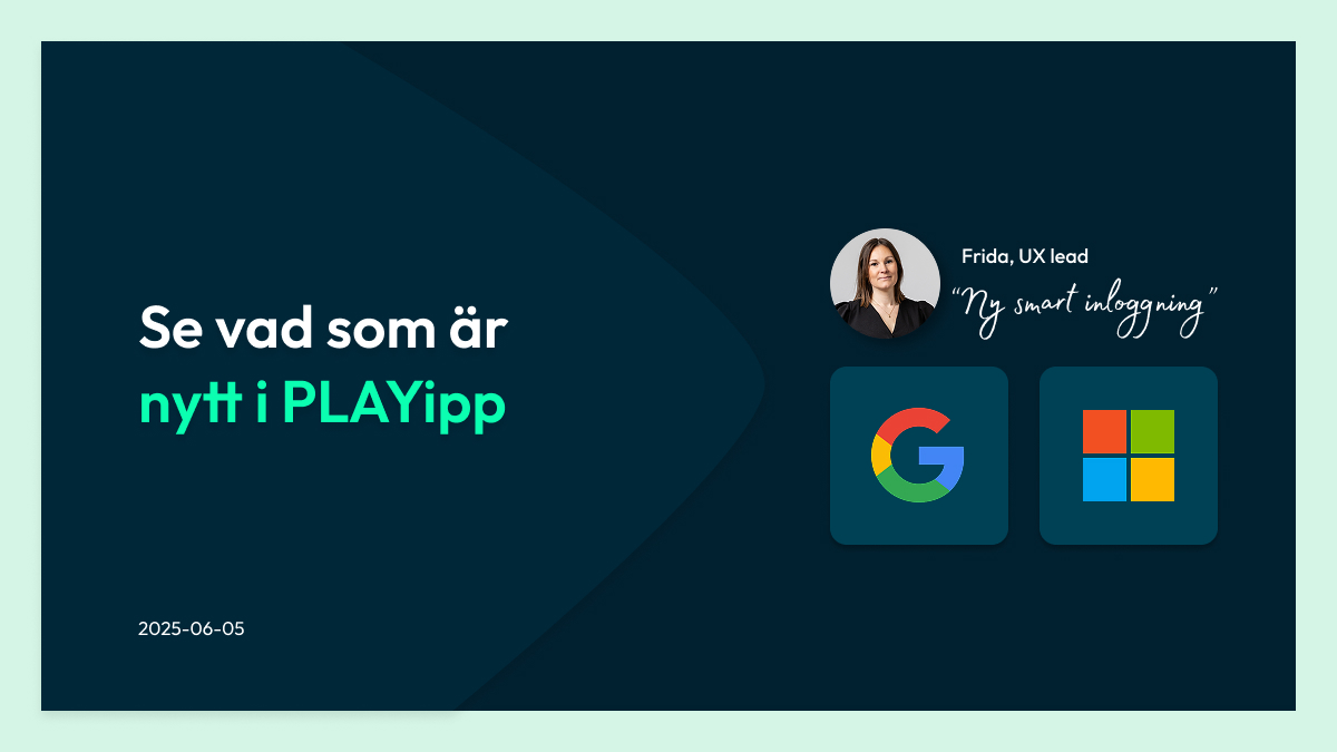 Nu kan du logga in med Microsoft eller Google – 3rd party login