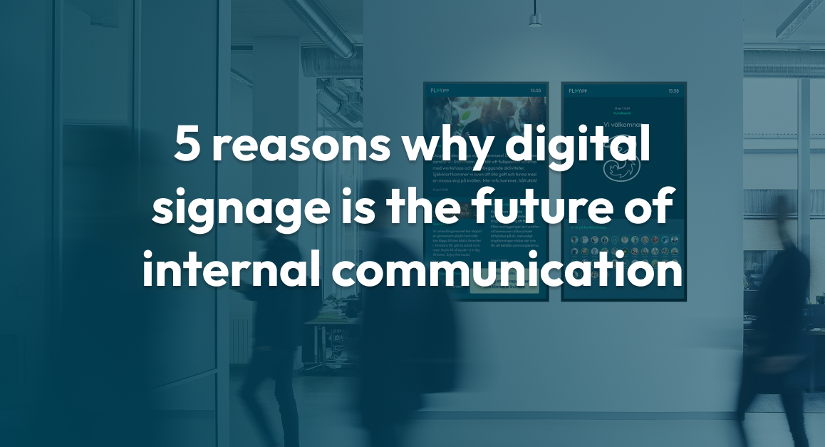 digital signage is the future - PLAYipp