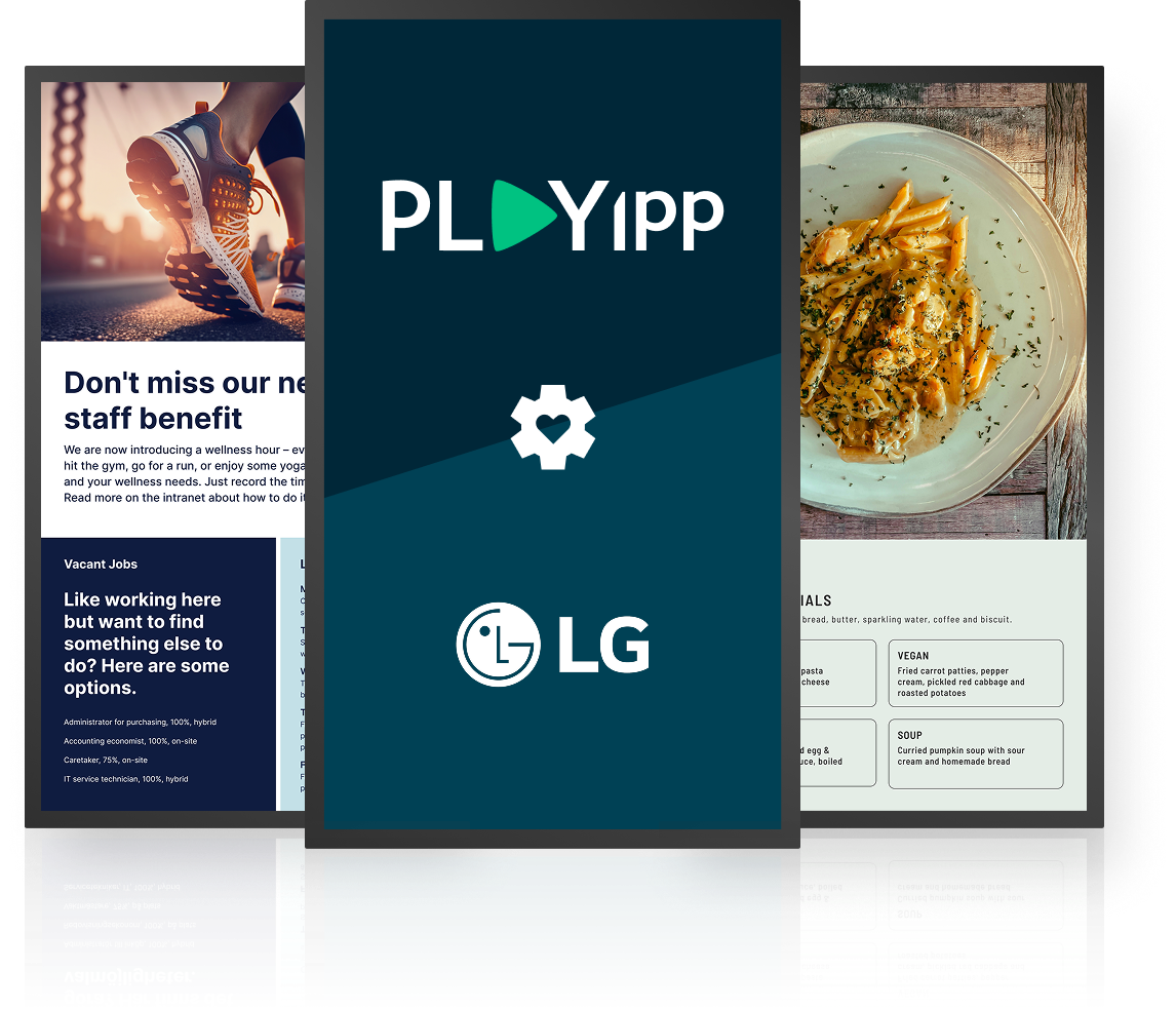 LG Digital Signage - profesjonelle skjermer